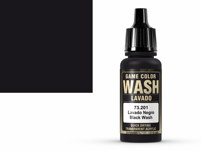 צבע Wash בגוון שחור – Black Wash – פאר הרכבת
