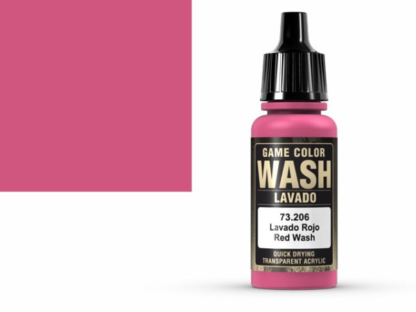צבע Wash בגוון אדום – Red Wash – פאר הרכבת