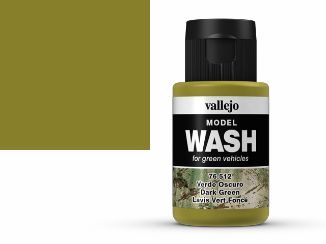 צבע Wash בגוון ירוק כהה – Dark Green – פאר הרכבת